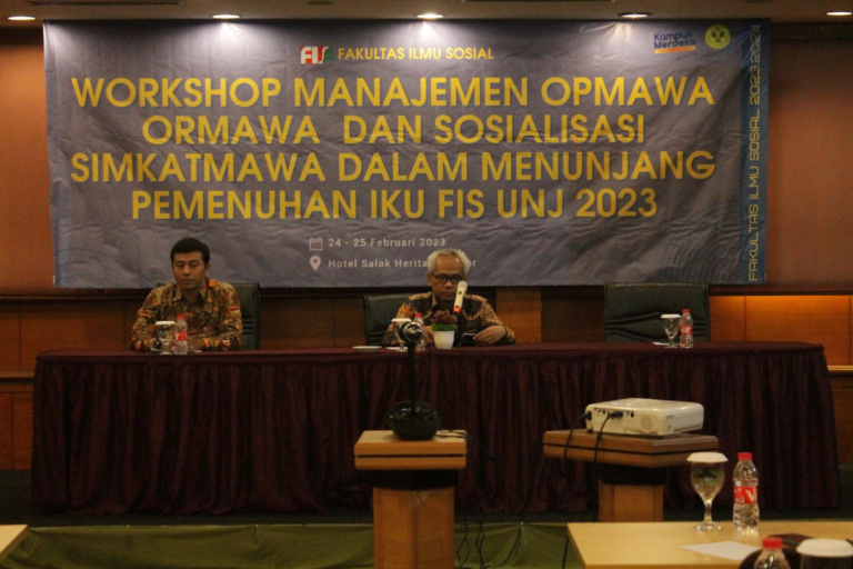 Fakultas Ilmu Sosial Menggelar Workshop Manajemen OPMAWA ORMAWA dan Sosialisasi Simkatmawa Dalam ...